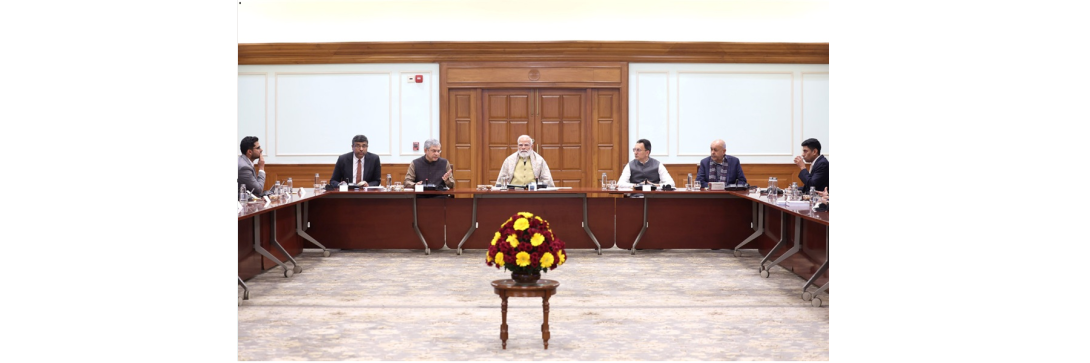 PM chaired the Roundtable with Indian AI Start-Ups at his residence (7 ...
